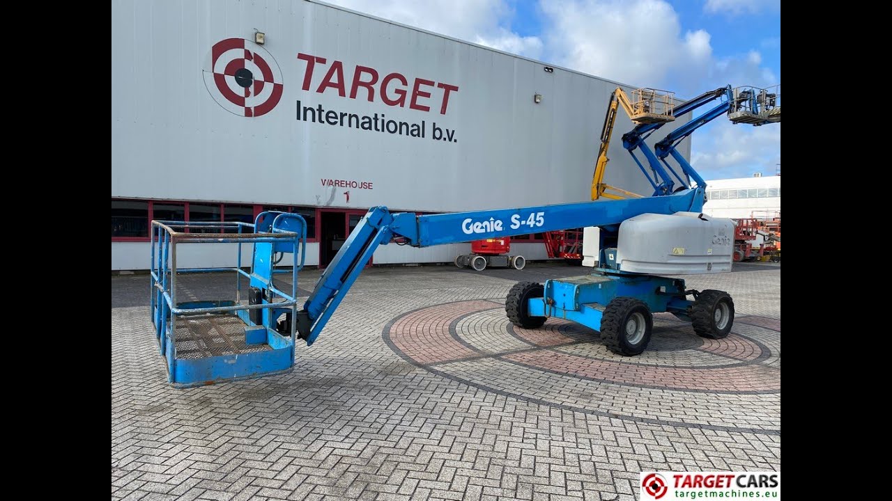 781630 GENIE S-45 TELESCOPIC S45 DIESEL 4x4 BOOM LIFT 1572CM 12-06 ...