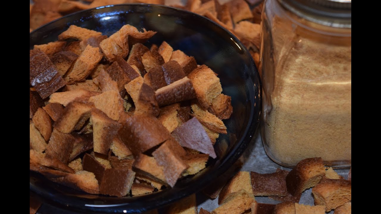 Low Carb Lupin Bread Croutons and Bread Crumbs - YouTube