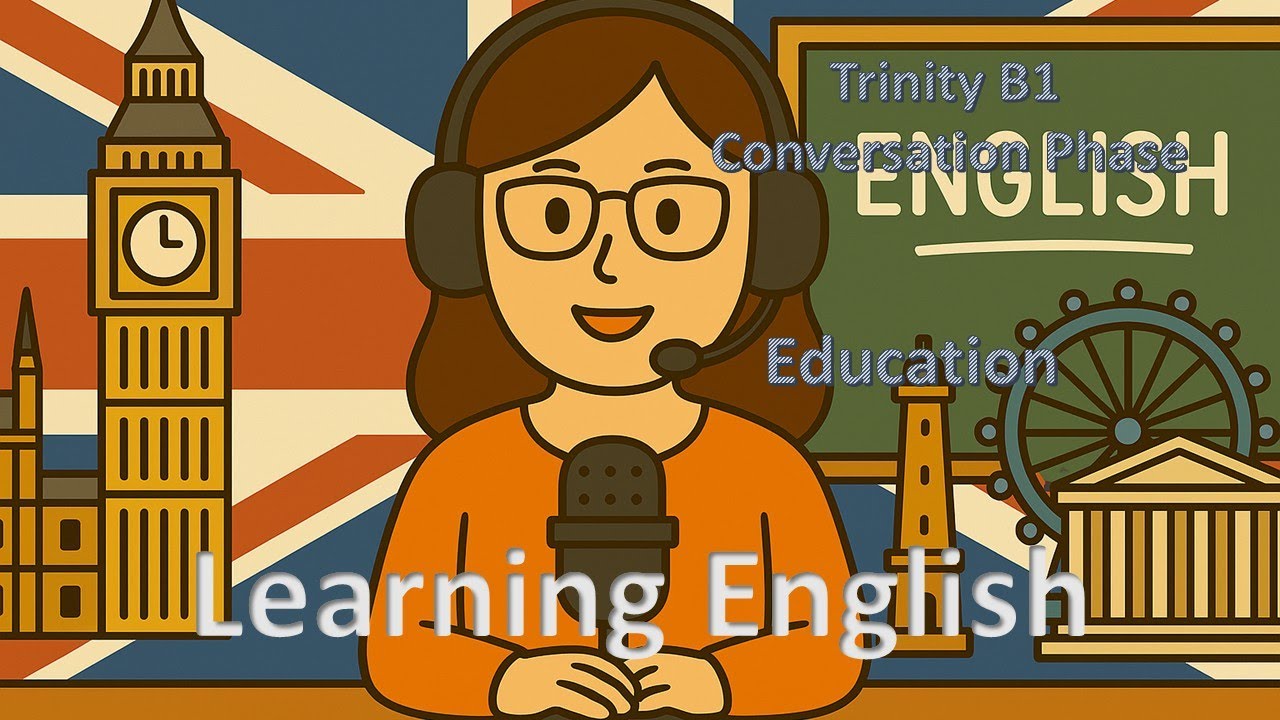Trinity B1 English: Sample Questions & Answers — Topic: Education - YouTube