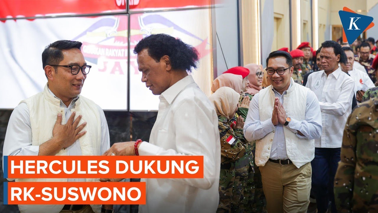 Hercules Rosario Dukung RK-Suswono di Pilkada Jakarta 2024 - YouTube