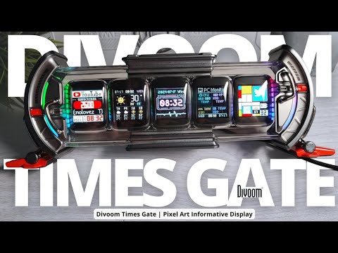 UNBOXING Divoom TIMES GATE / Pixel ART informative DISPLAY - YouTube