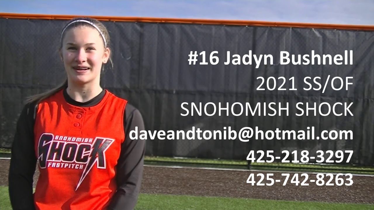 Jadyn Bushnell Softball Skills Video - YouTube