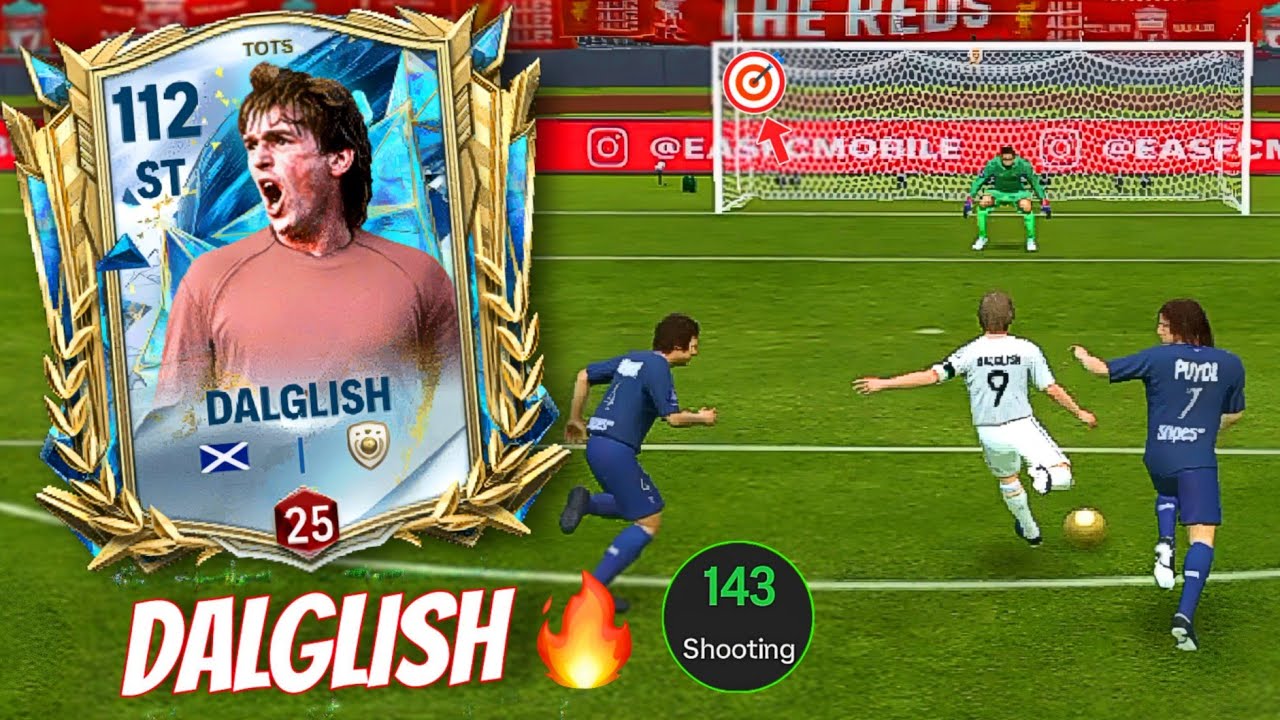 "108 OVR TOTS Kenny Dalglish in FC Mobile – The Ultimate Striker ...