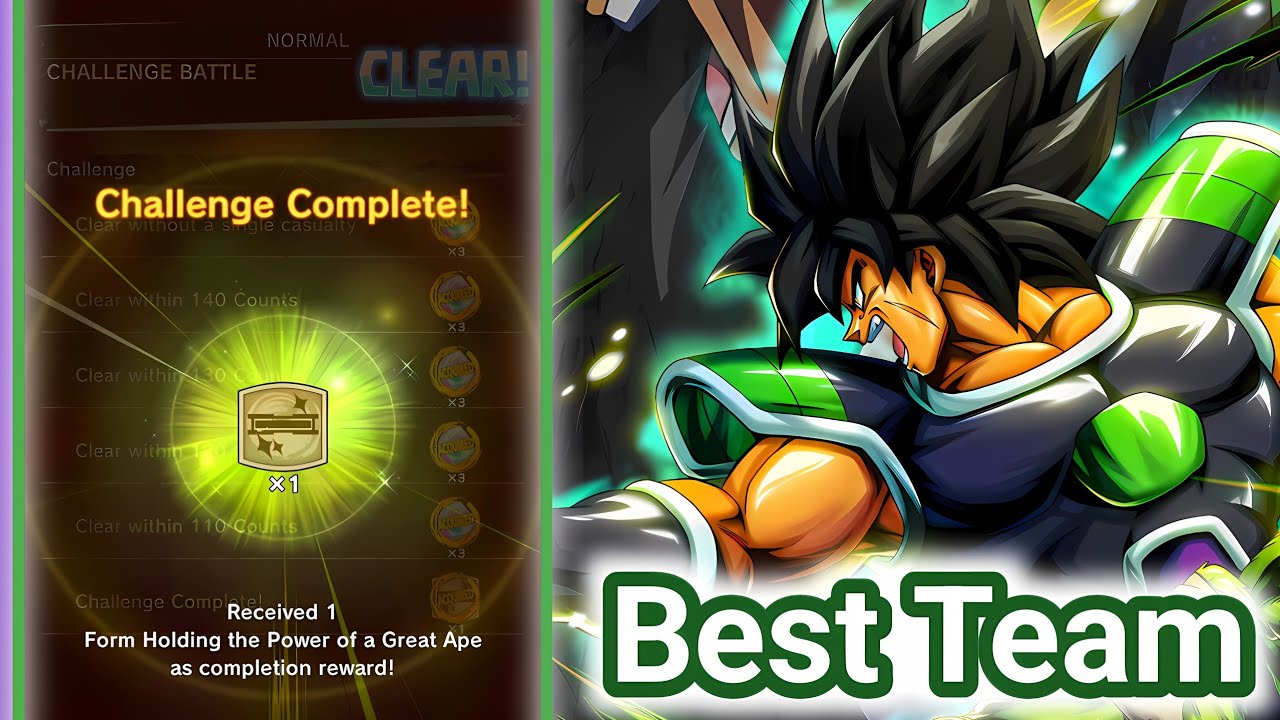 HOW TO BEAT CHALLENGE BATTLE F2P BROLY FURY! ( Dragon Ball Legends ...
