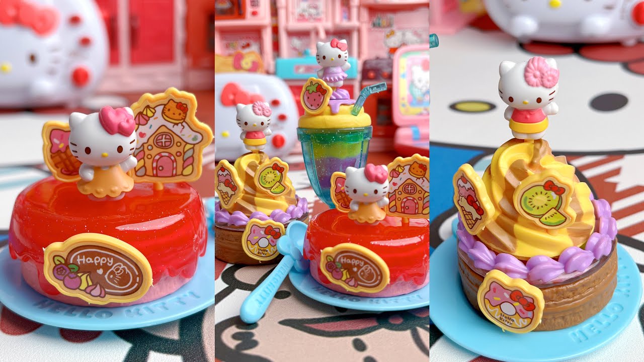 18 Minutes Satisfying with Unboxing Hello Kitty toys ASMR, Hello kitty ...