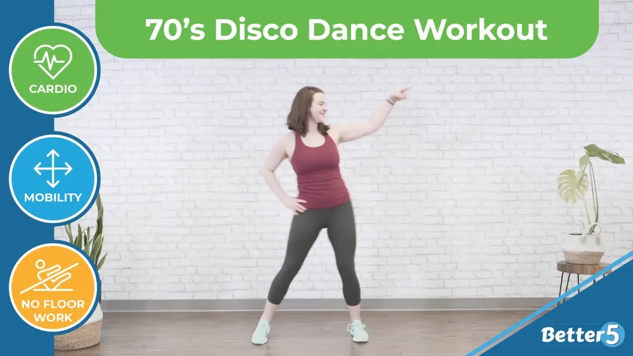 70s Disco Dance Workout Day 1 - YouTube