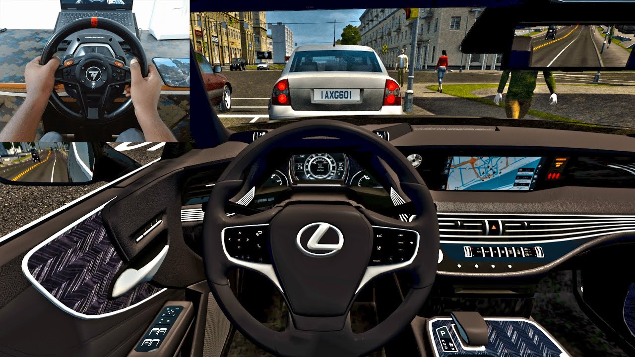 2024 Lexus Ls 500 – City Car Driving [Steering Wheel Gameplay] - YouTube