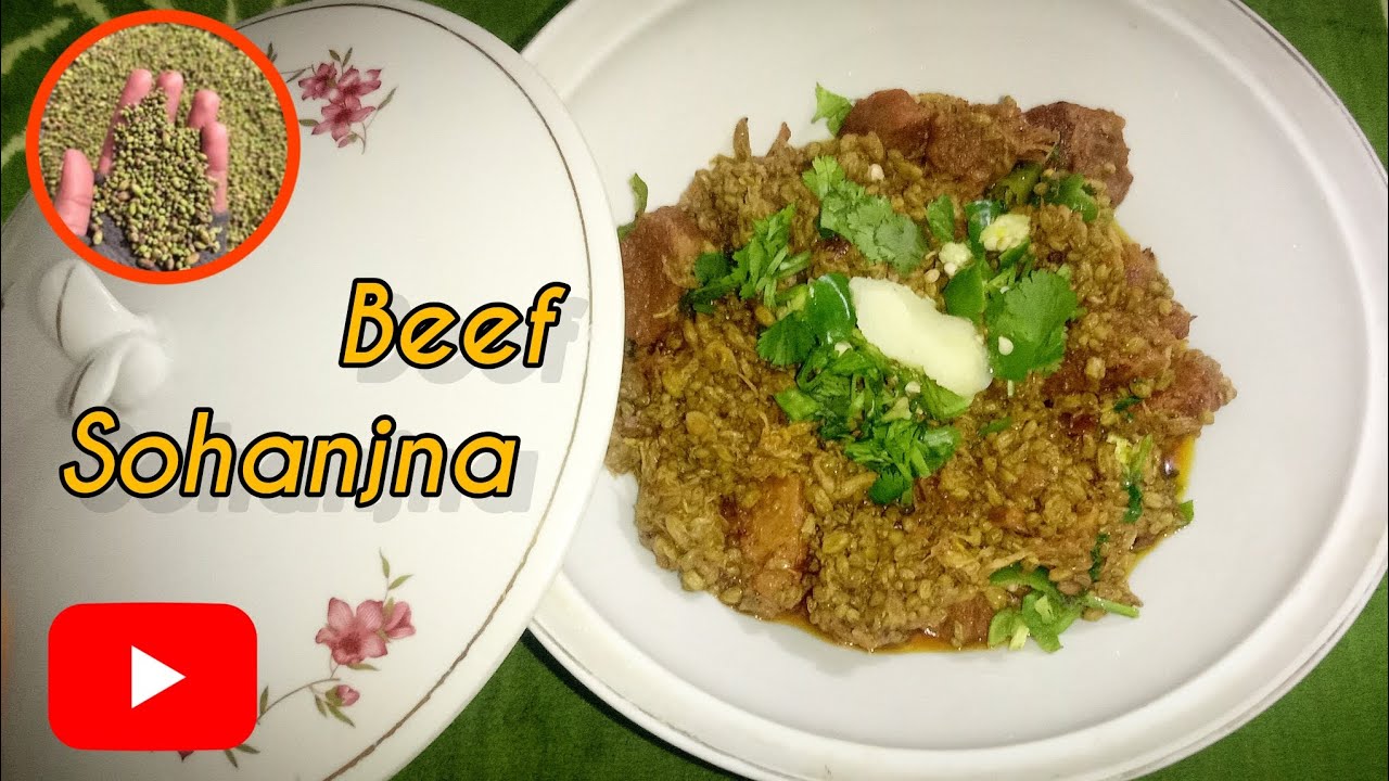 Sohanjna Gosht | Moringa flower recipe | How to make sohanjna gosht ...