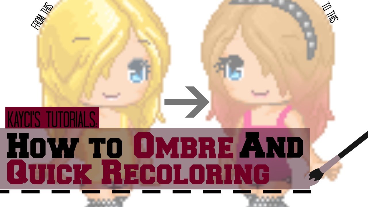 Fantage - How To Ombre/Highlight + Easy Recolor Items w/ Paint.Net ...