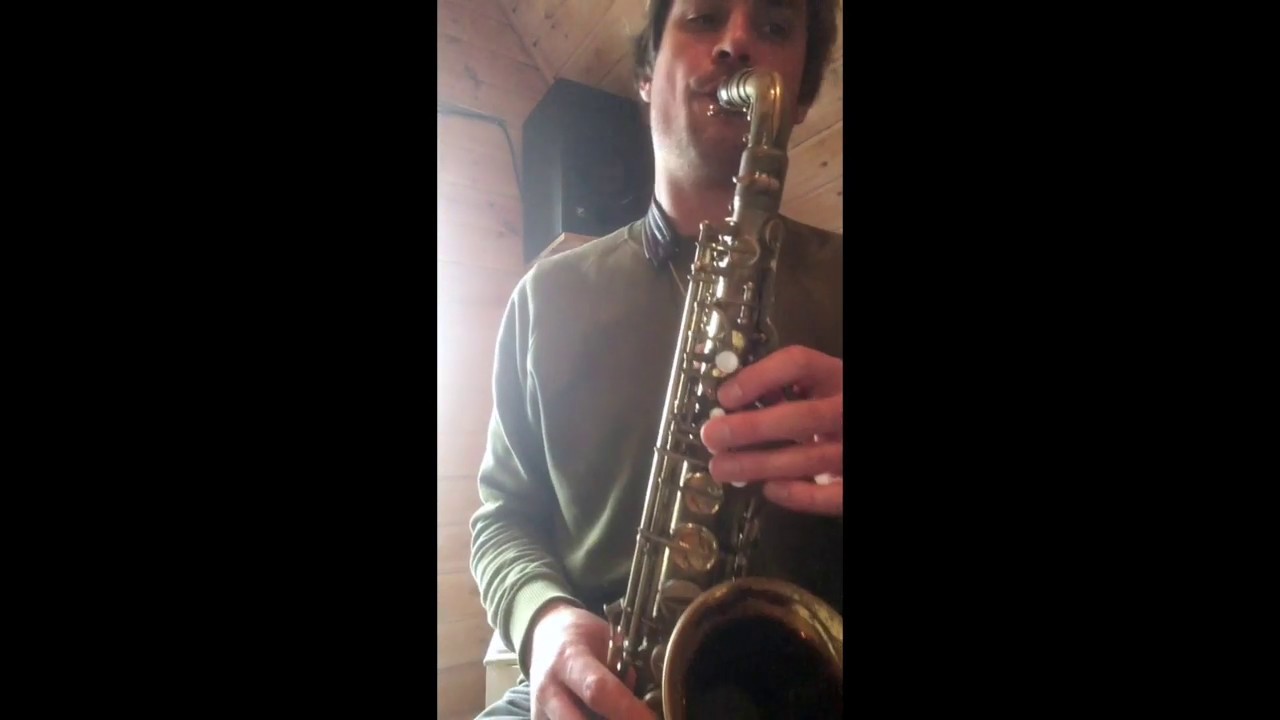 "Altid frejdig når du går" saxophone etude - YouTube