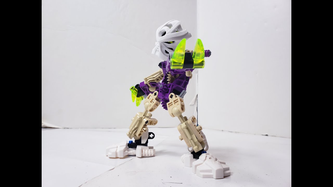 Lego Bionicle MOC: Toa Voriki (Boneheads Version) - YouTube