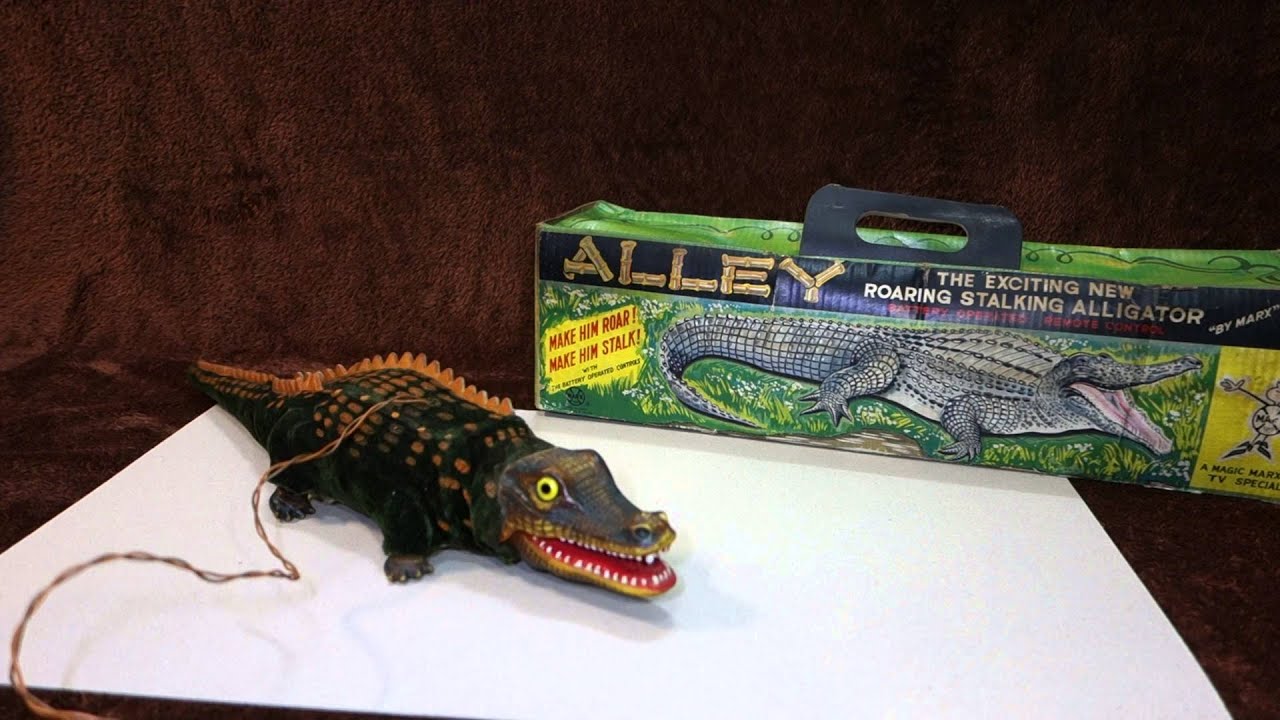 Marx The Stalking Alligator Vintage Battery Operated Toy 60s Japan ...