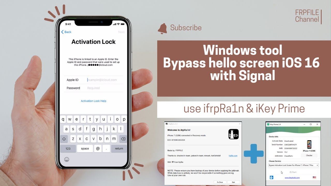 [Windows] Bypass hello screen with signal use ifrpRa1n & iKey Prime ...