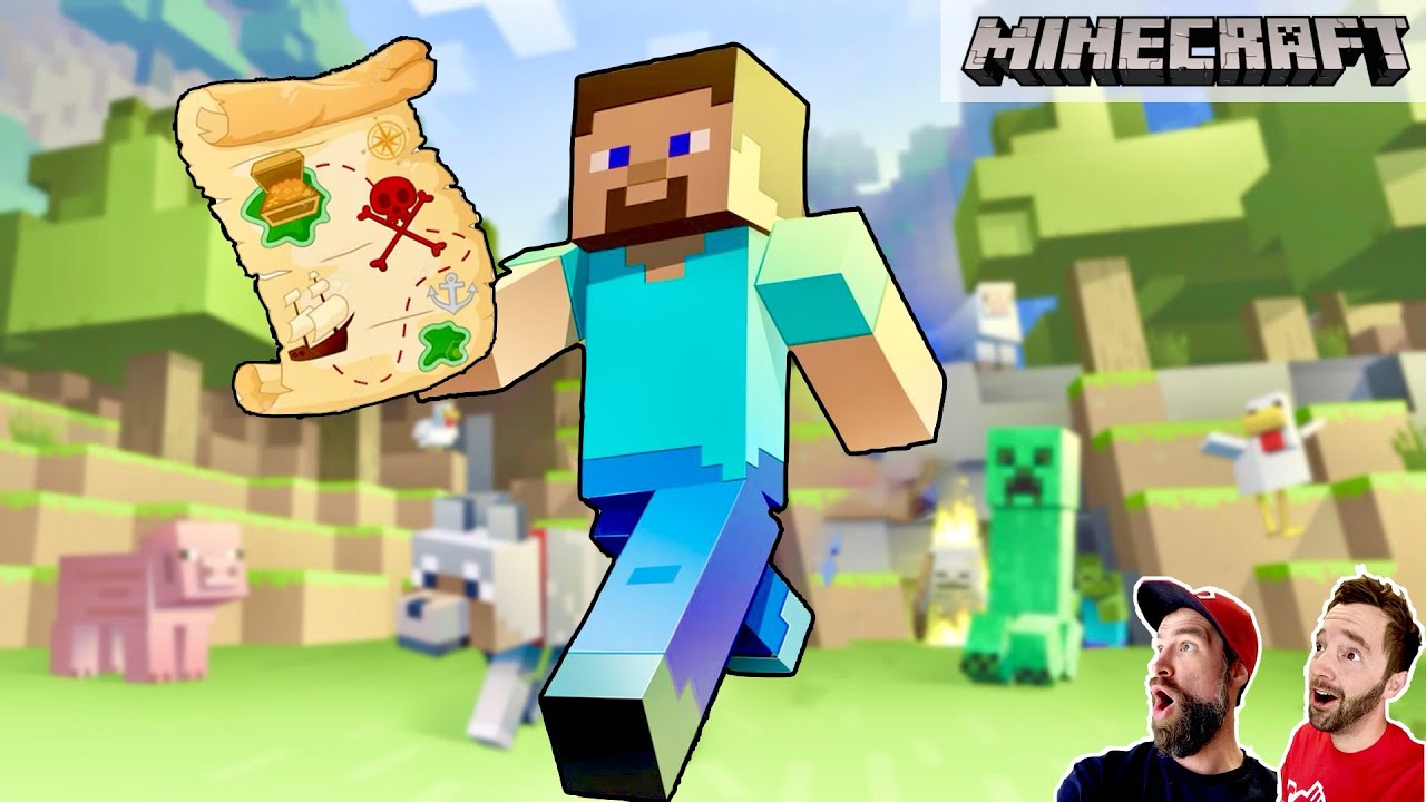 MINECRAFT TREASURE HUNT ADVENTURE! / Mastering Minecraft 37 - YouTube