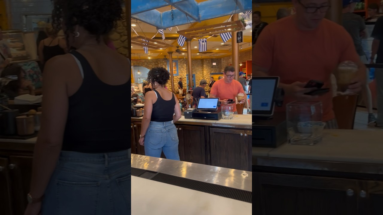 Busy Chicago Greek Cafe - Artopolis In Greektown - YouTube