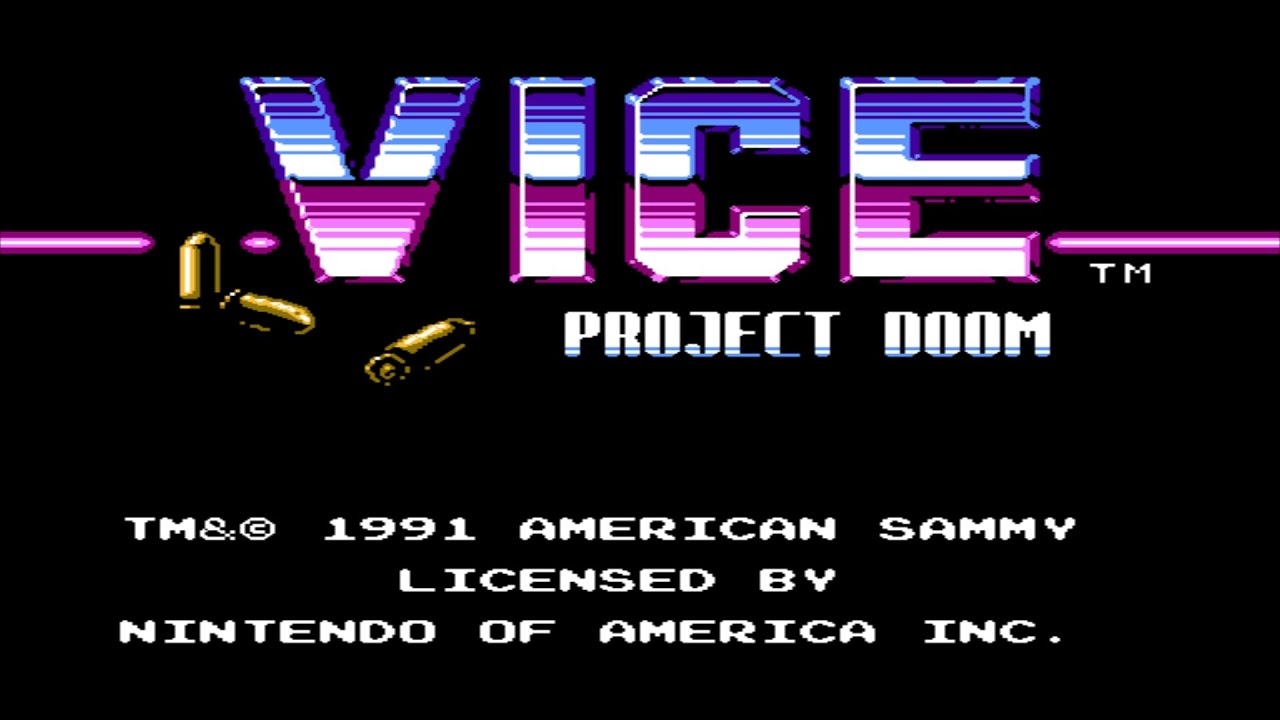 Vice: Project Doom (NES) - 1 Credit Clear (1CC) - YouTube