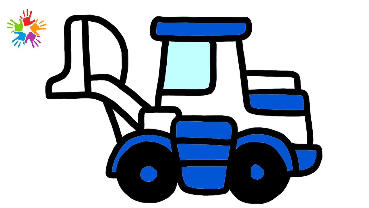 JCB Drawing, Painting, Colouring for Kids & Toddlers | Basic How to ...