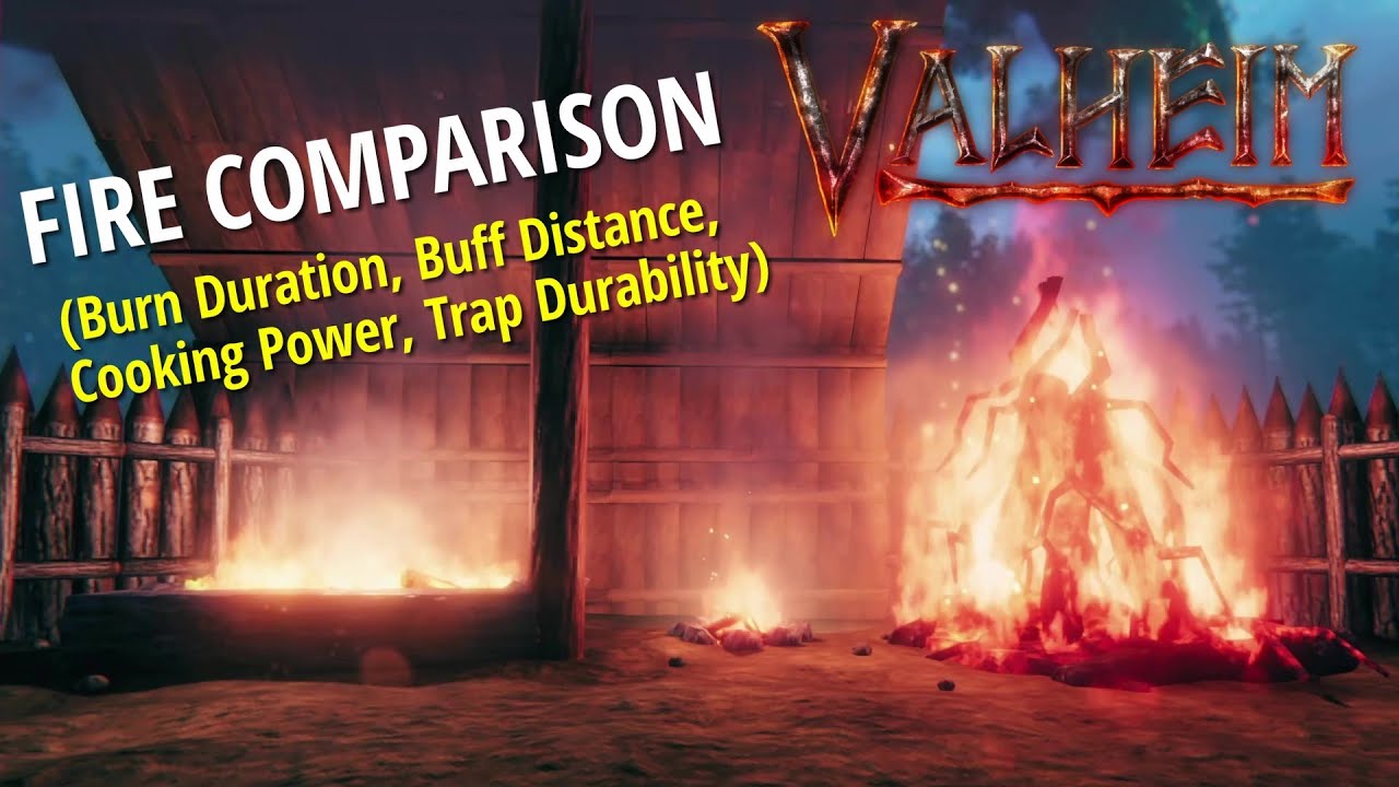 Fire Source Comparison (Burn Duration, Buff Distance, Cooking Power ...
