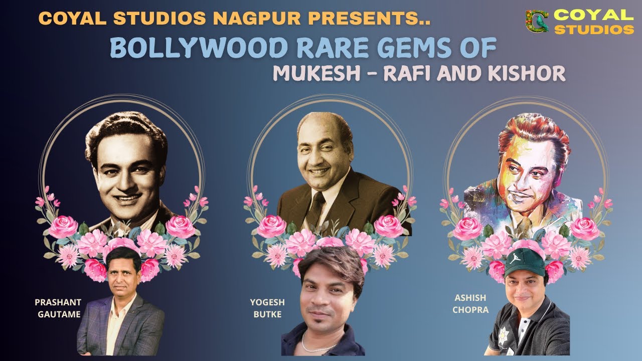 Bollywood rare gems of Mukesh - Rafi and Kishor - YouTube