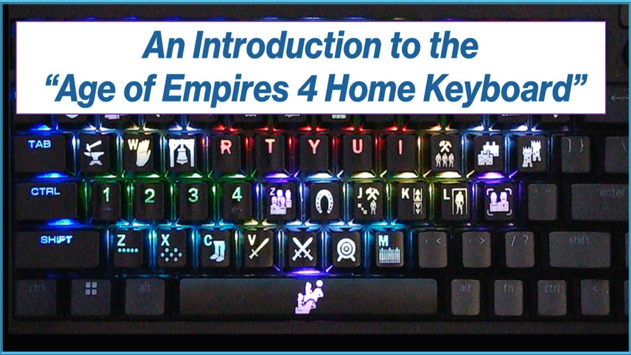 An Introduction to the "AOE4 Home Keyboard." - YouTube