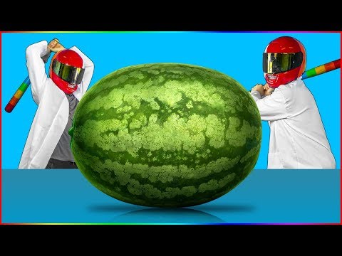 WATERMELON vs Baseball Bat Crushing Test EXPERIMENT Slow Motion - YouTube