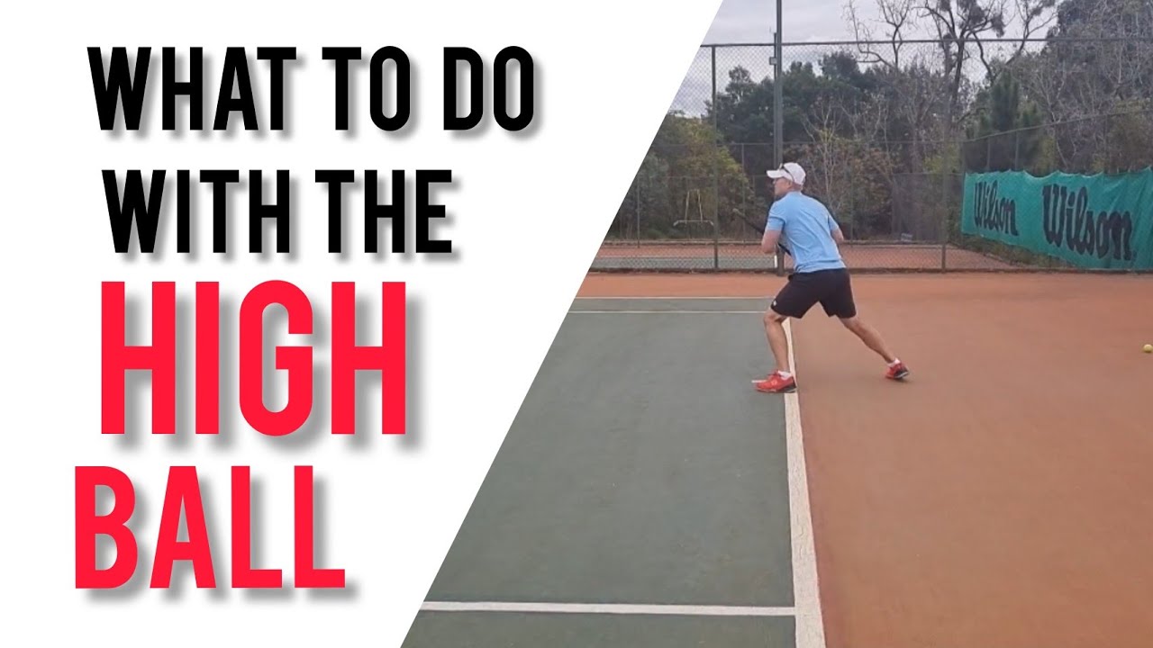 How to handle high balls. ( two options) - YouTube