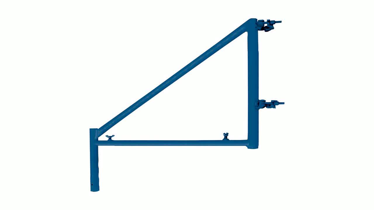 Metaltech Guard Rail Post with Support Model M MGPUSL - YouTube