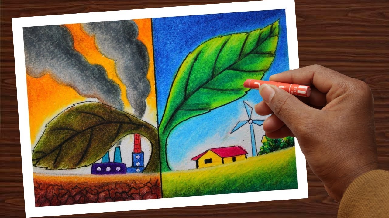 Environment day drawing / poster drawing on world Environment day step ...