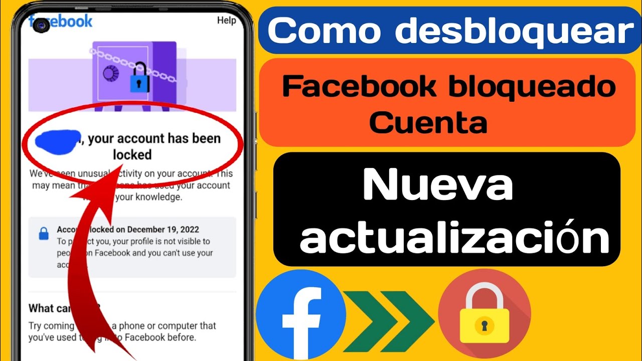 Cómo desbloquear una cuenta de Facebook | Arreglar su cuenta ha sido ...