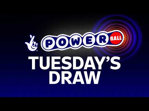 The National Lottery Powerball draw results from Tuesday 28 July 2026