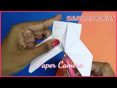 How to make paper camera/ step by step easy paper crafts - YouTube