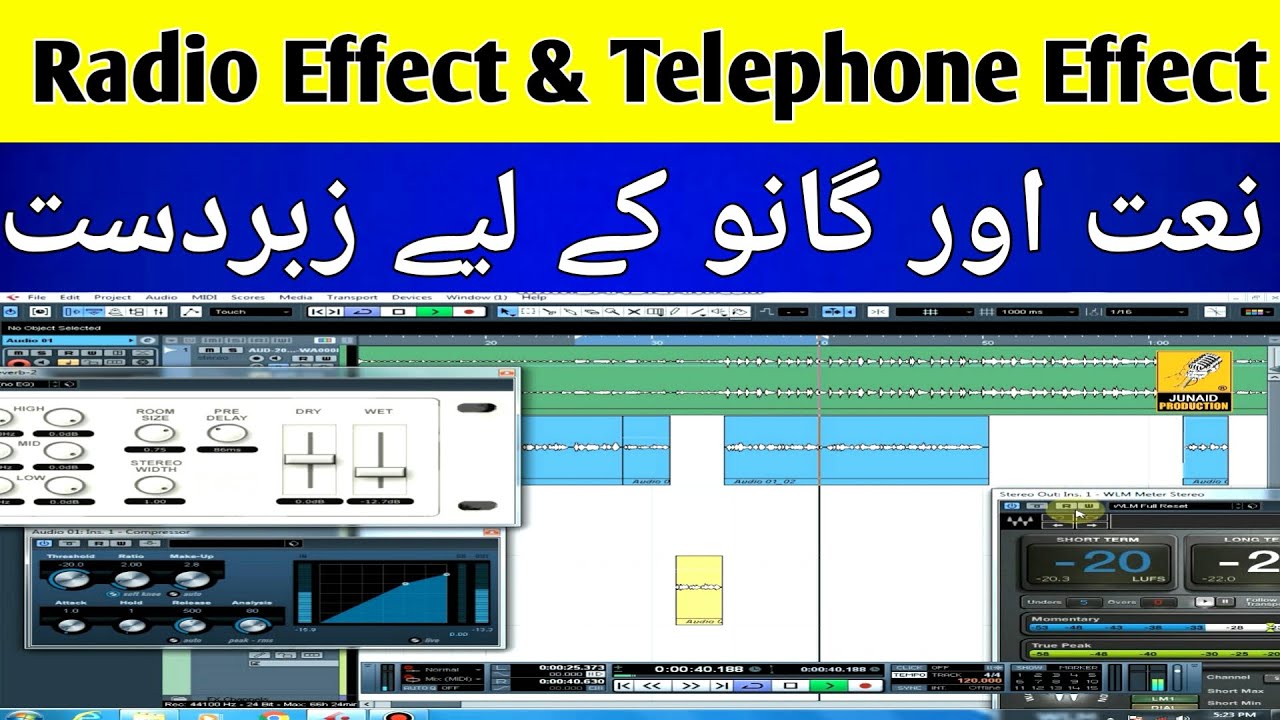 How to create the Telephone effect Radio Effect For song & Naat 2022 ...