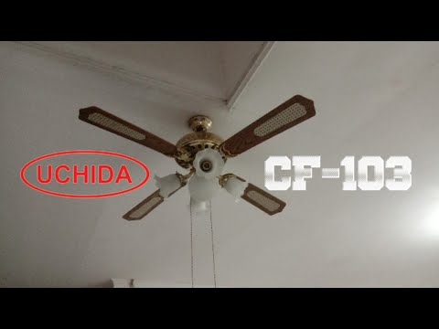 52" Uchida decorative ceiling fan - YouTube