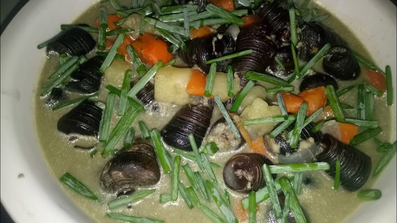 Ginataang Bagongon Shell - YouTube