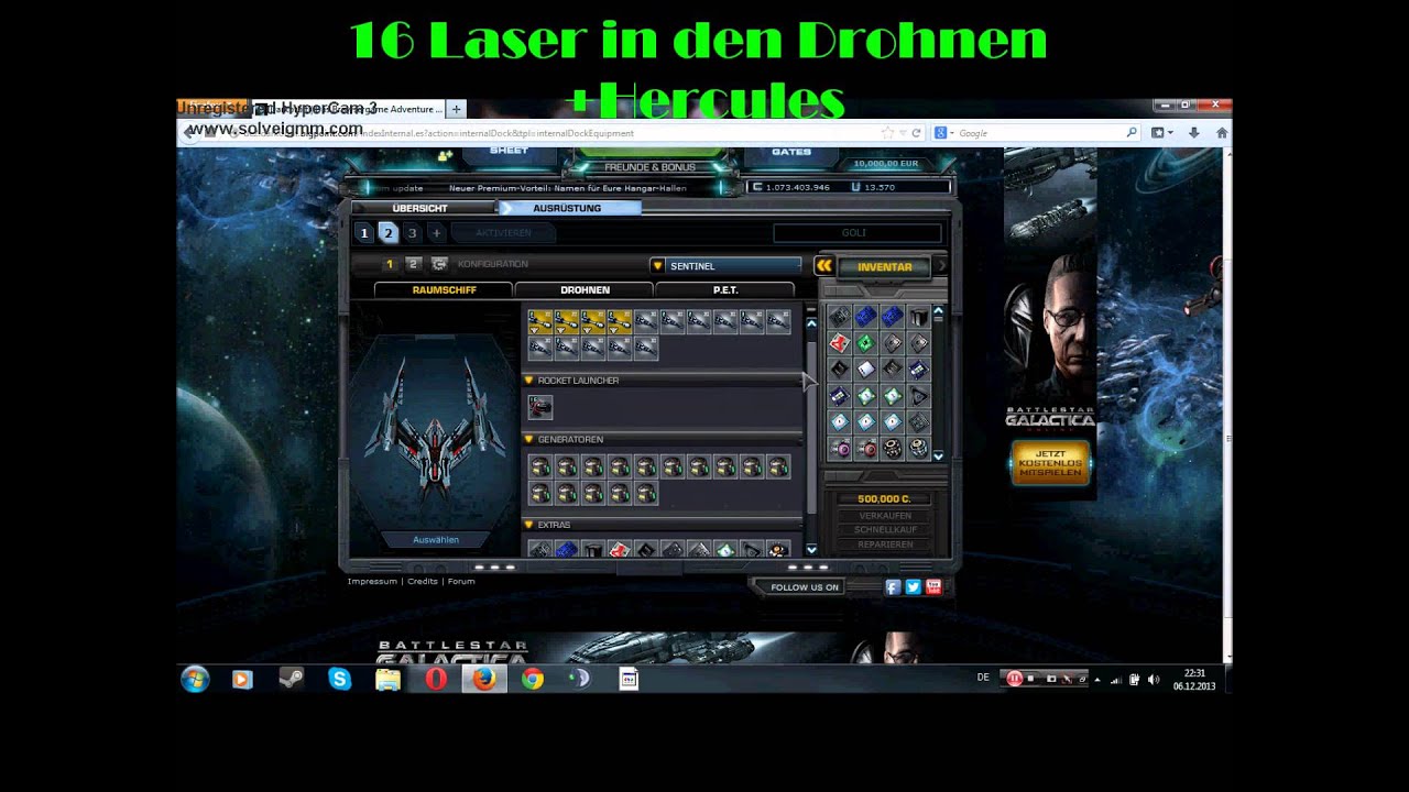 Darkorbit Alien/Jagt Konfis - YouTube