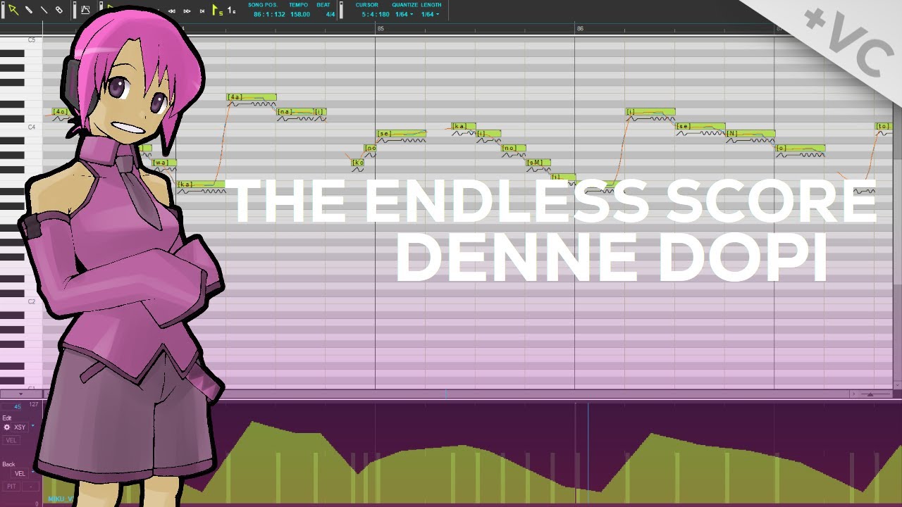 【Denne Dopi】 The Endless Score 『Fanloid Cover』 +VC - YouTube