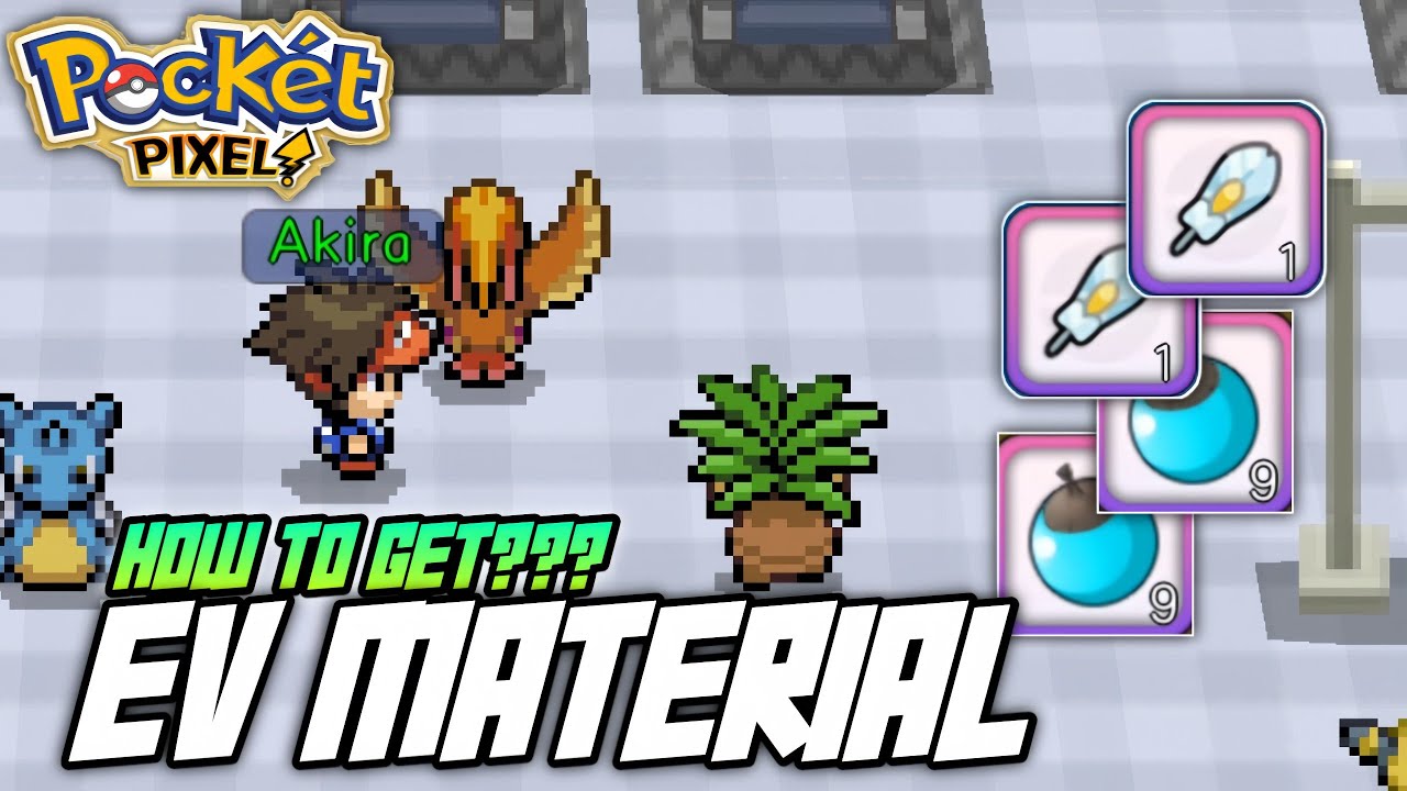 CARA MENDAPATKAN MATERIAL EV POKEMON | POCKET PIXEL - YouTube