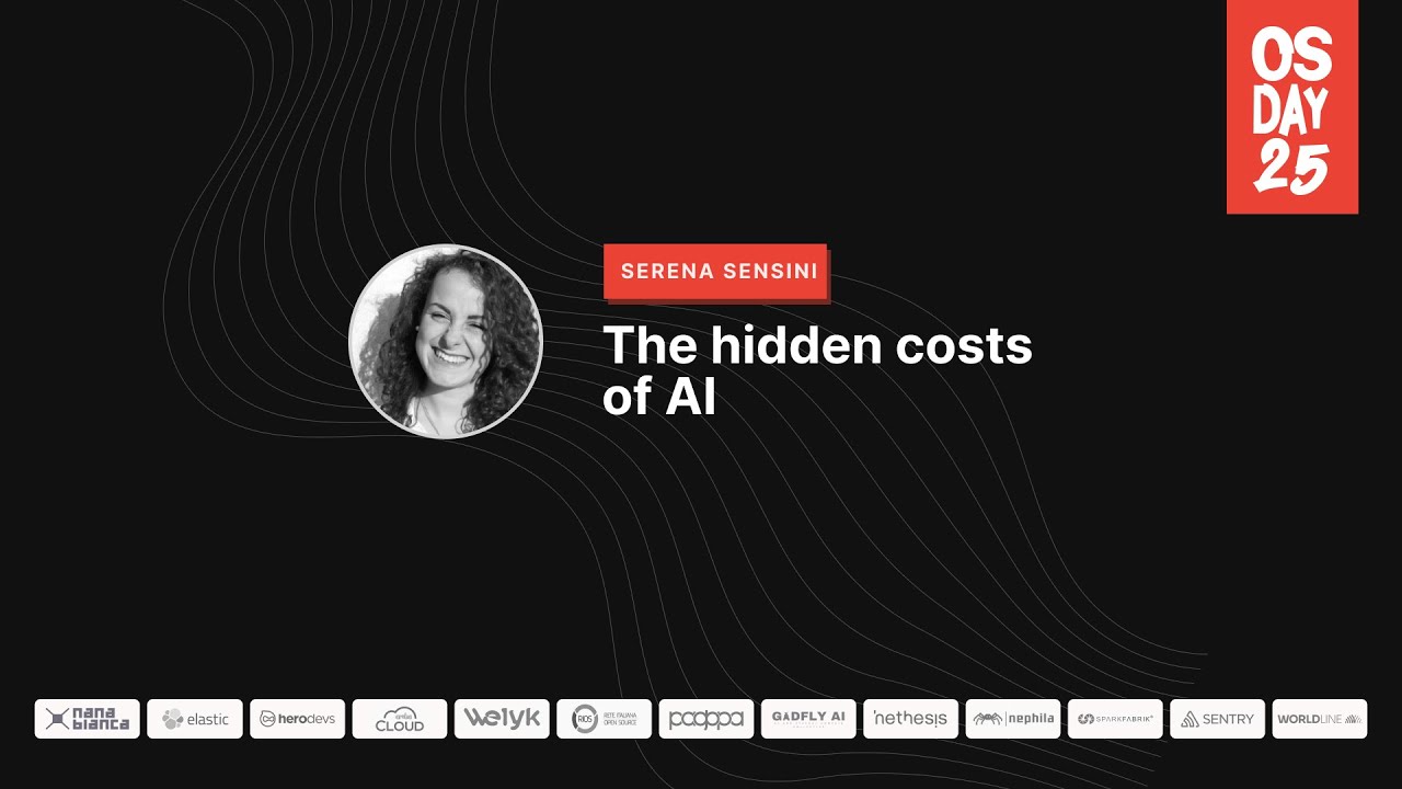 Serena Sensini - The hidden costs of AI - YouTube