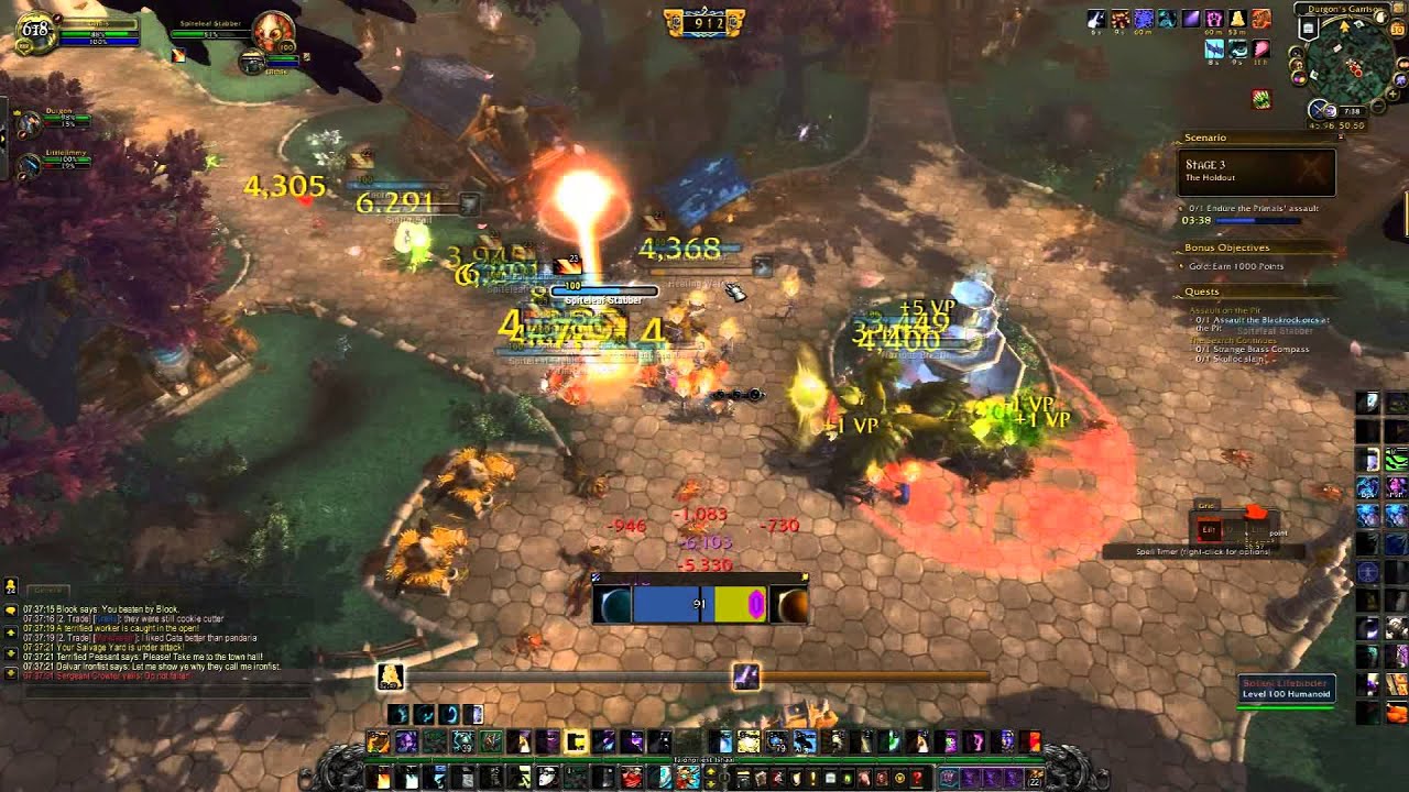 WoD - How To: (Gold) Botani Invasion. New high score! - YouTube