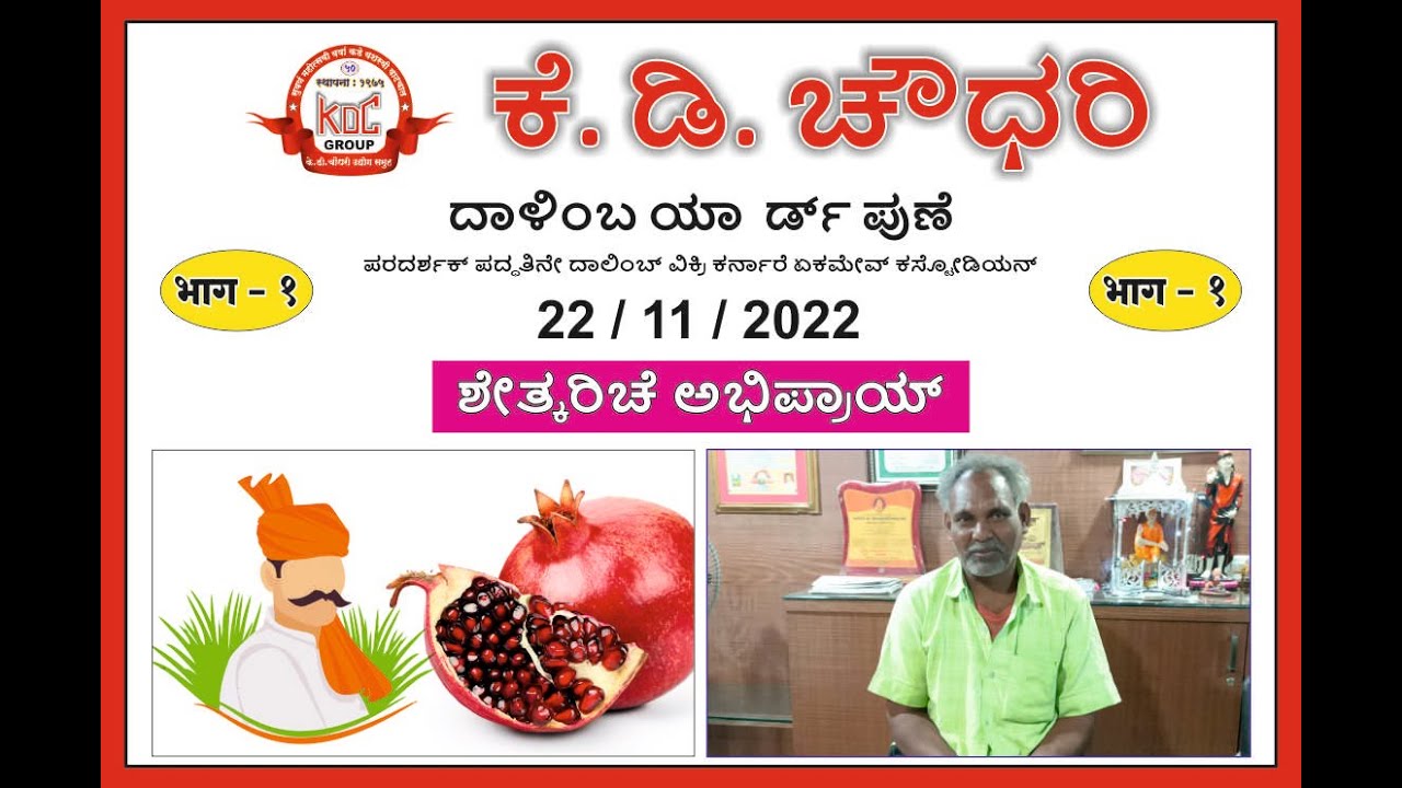 Dalimb Shetkaryanche Anubhav - Pomegranate Farmer Experience ...