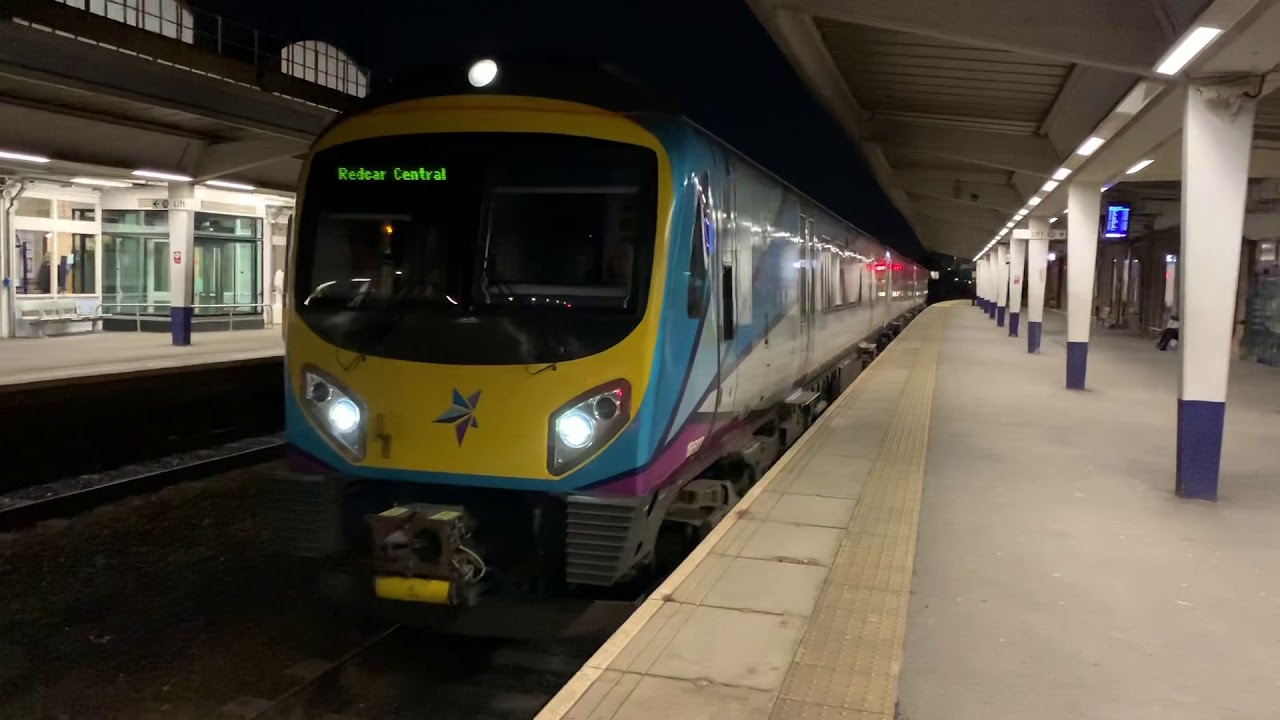 TPE departing Middlesbrough for Redcar central - YouTube
