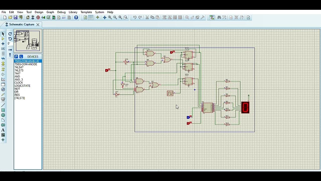 Contador 3 bits Proteus 8 Demonstration Schematic Capture 2023 10 27 21 41 57 - YouTube