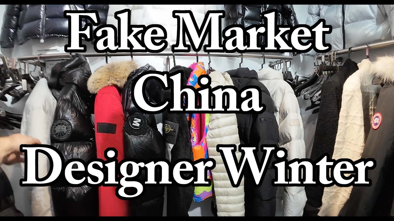 Fake Market China Designer Winter Collection. Fake Luxury Jackets ...
