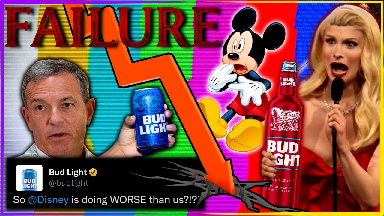 Bud Light & Disney Get WOKE and Go BROKE Together! NCAA Deal BACKFIRES ...