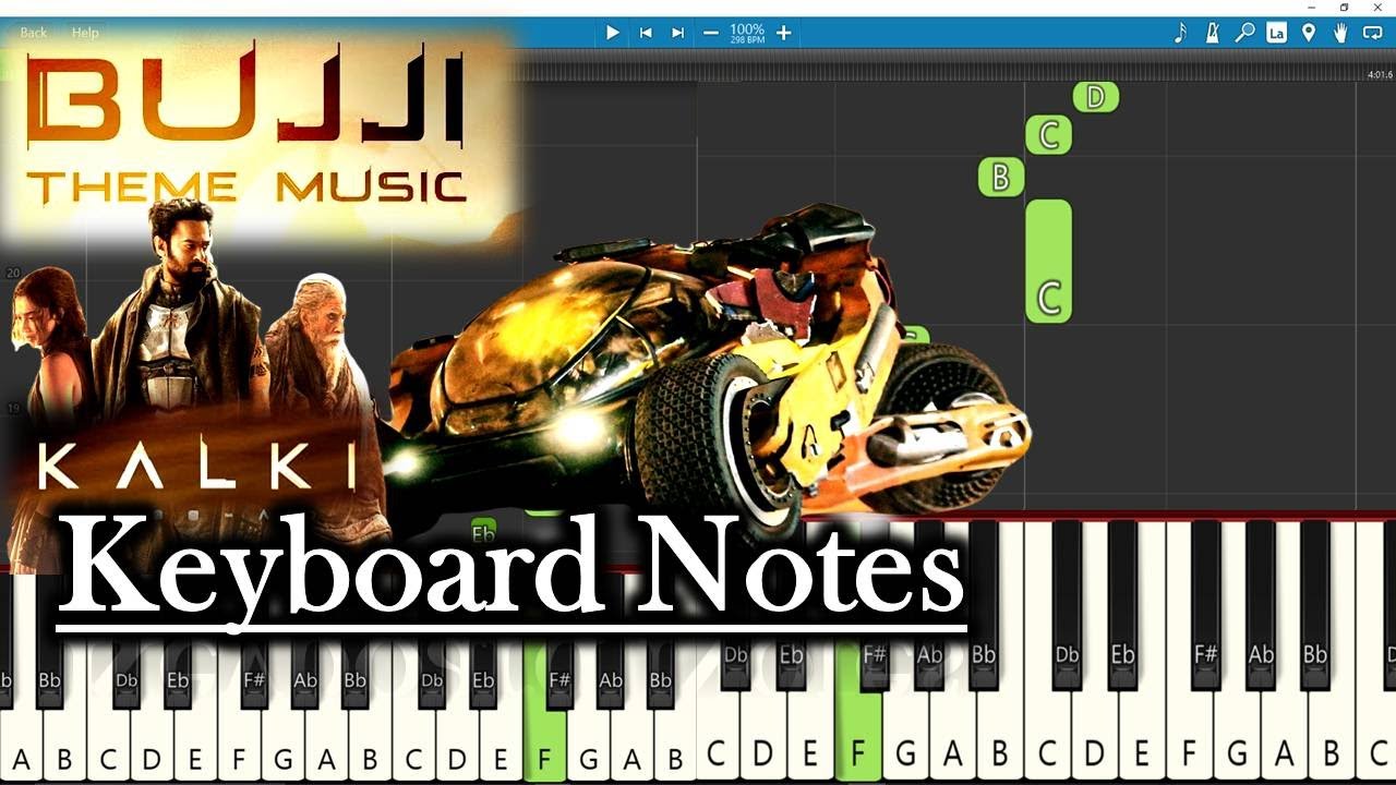 Kalki - Bujji Theme Keyboard Notes | Santhosh Narayanan | Prabhas ...