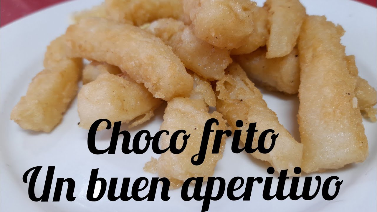 Choco frito. Tradicional a mi estilo. Choco Fácil de hacer - YouTube