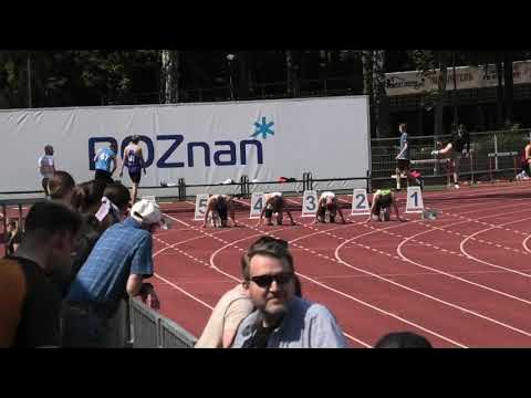 100m M bieg 5 - Poznań 20230604 - YouTube