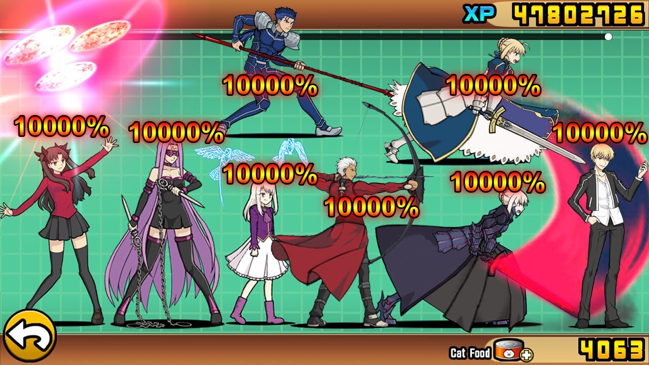 The Battle Cats - Enemies at 10000% (Part 13) Collab Fate/Stay Night! - YouTube