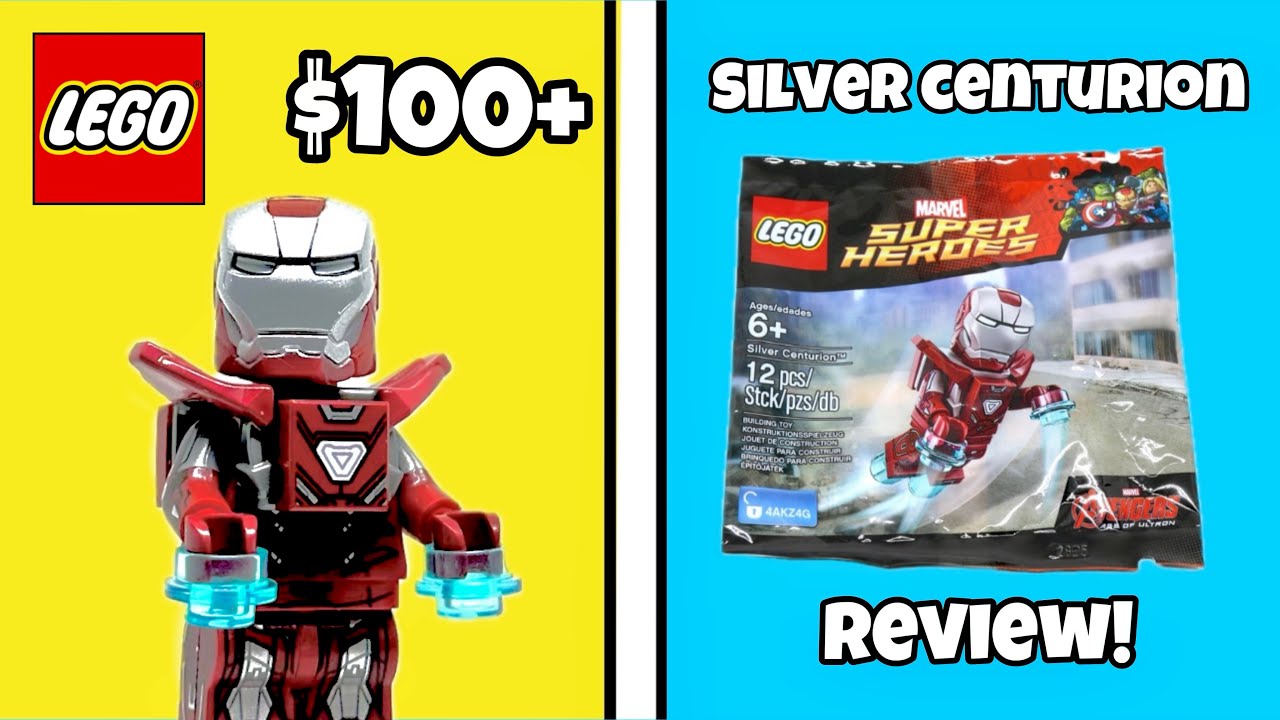 *RARE* LEGO SILVER CENTURION Polybag Minifigure Review! - YouTube