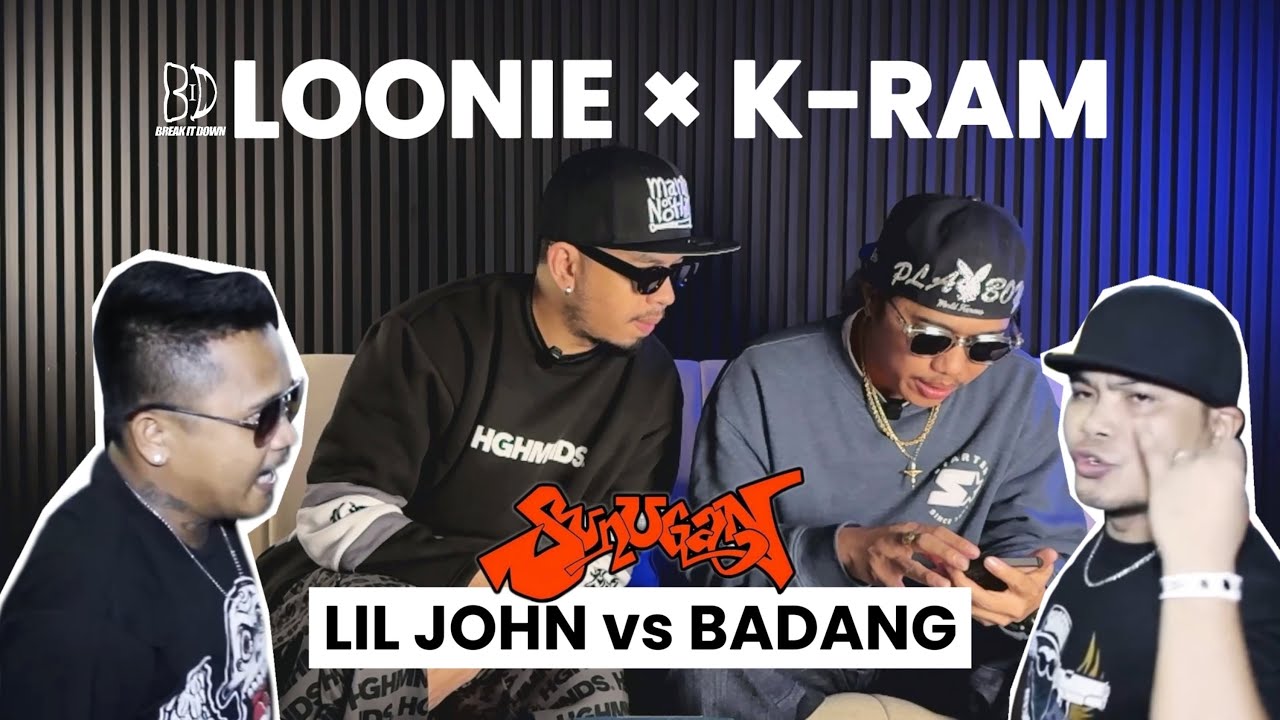 LOONIE × K-RAM | BREAK IT DOWN: Rap Battle Review E351 | SUNUGAN: LIL ...